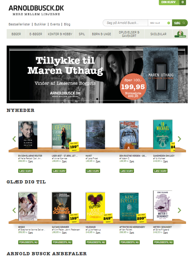 Arnold Busck konkurs - Søndag Aften